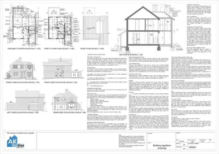 Building Regulation Drawings – AK Studios Architects